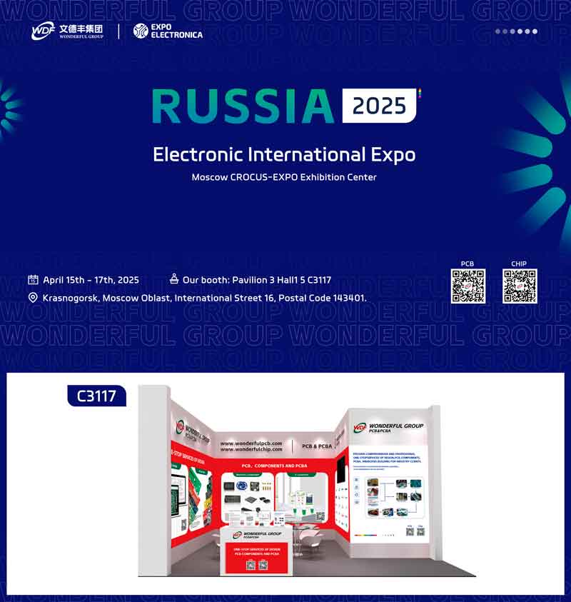 Wonderful PCB to Swing at ExpoElectronica 2025 in Russia - Wonderful PCB