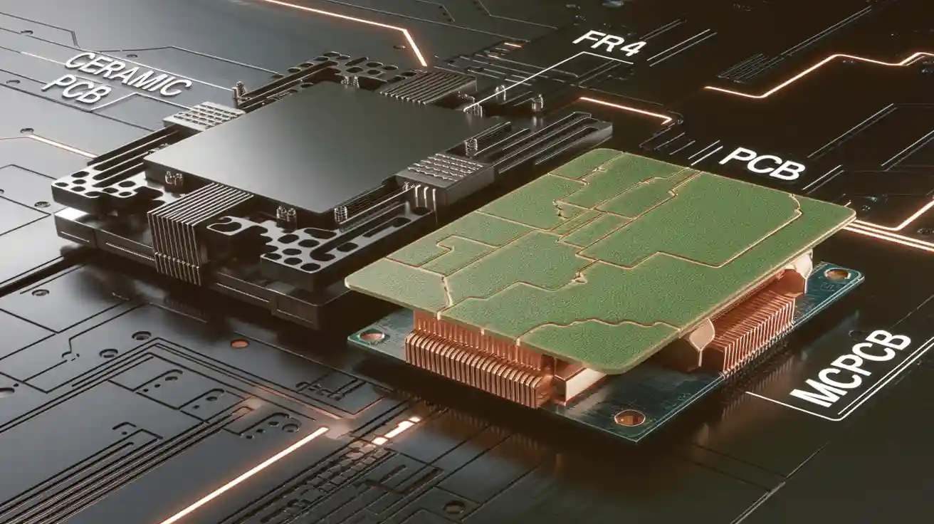 Ceramic PCBs vs FR4 and MCPCB Key Differences Explained