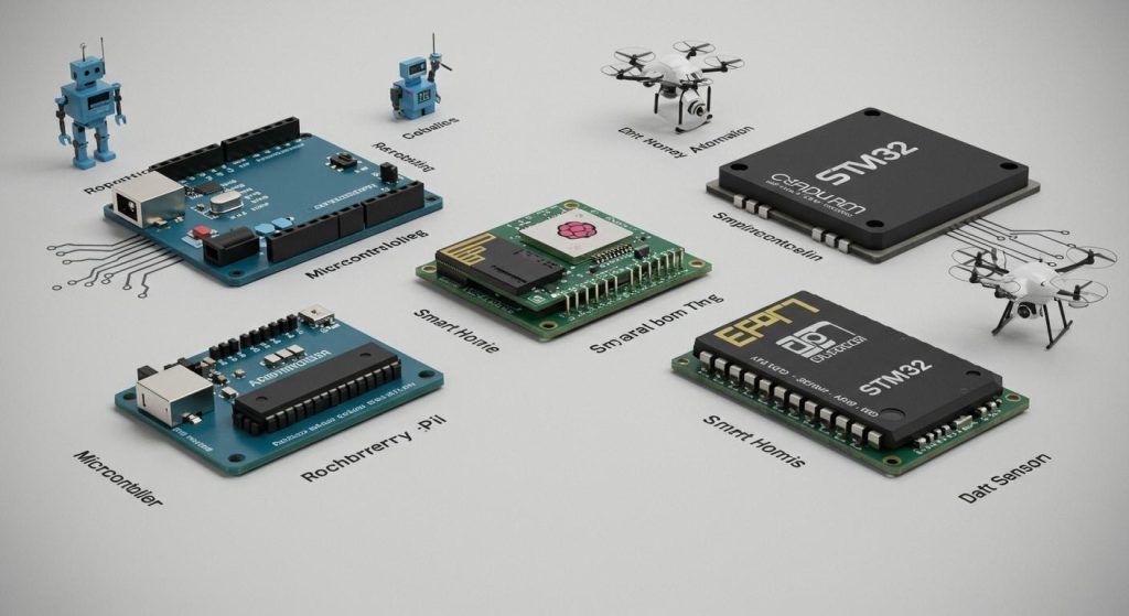 Comparación de los tipos de microcontroladores más populares y sus ...