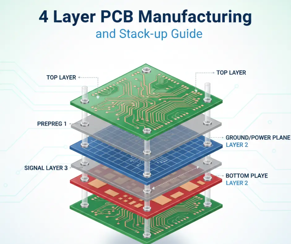 4層PCBの製造とスタックアップ - Wonderful PCB